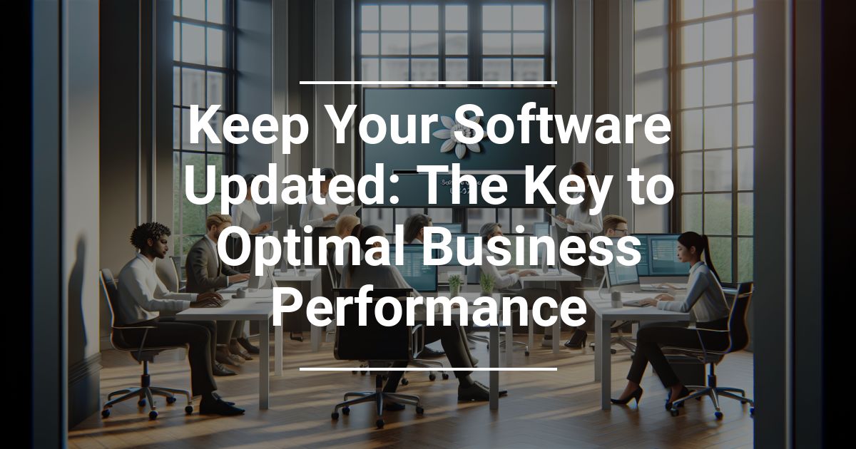Keep Your Software Updated: The Key to Optimal Business Performance ...